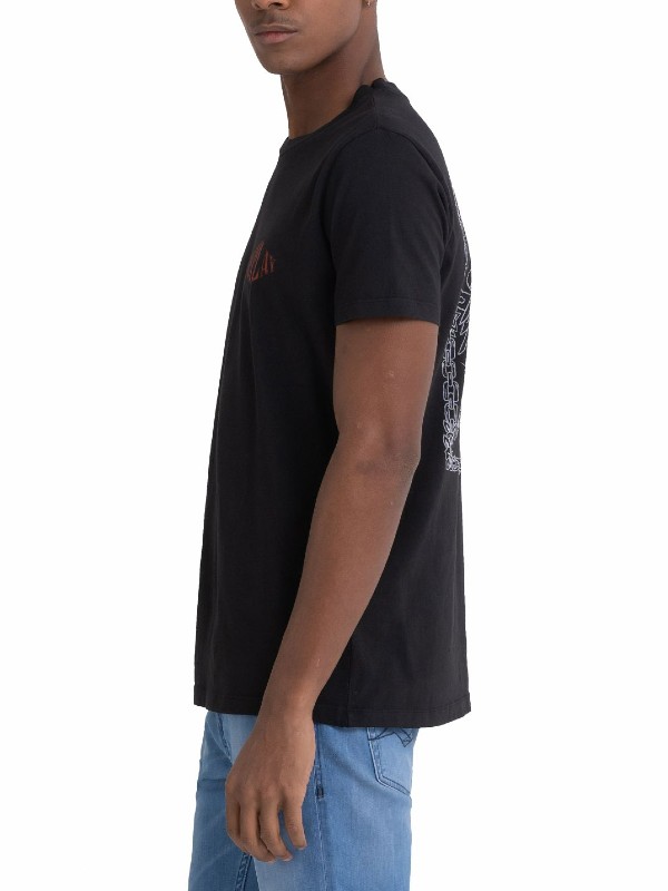 Ανδρικό T-shirt Replay JERSEY T-SHIRT WITH PRINT | GIORGIO